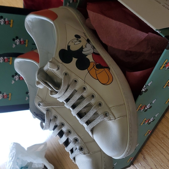 Gucci | Shoes | Authentic Disney X Gucci Mickey Mouse Sneakers | Poshmark